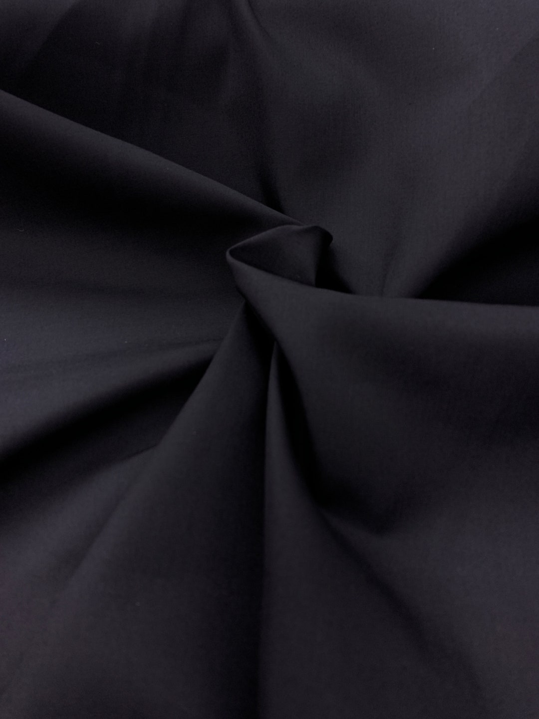 BLACK Light Weight Cotton Fabric (45 In.) Sold by the Yard - Etsy