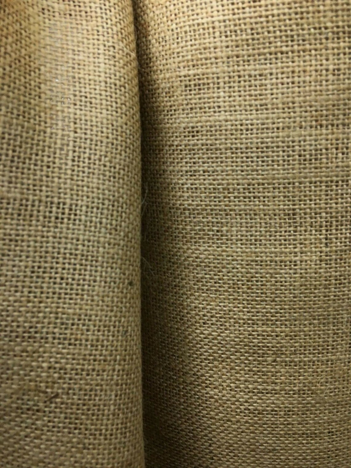 NATURAL JUTE Burlap Fabric 60 in. Sold By The Yard | Etsy