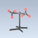 Texas Star / Propeller / Spinning Plate Rack - 4 Target Designs - DXF ...