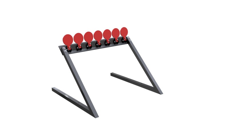 Manual Reset Plate Rack Target - DXF Files and Manufacturing Drawings ...