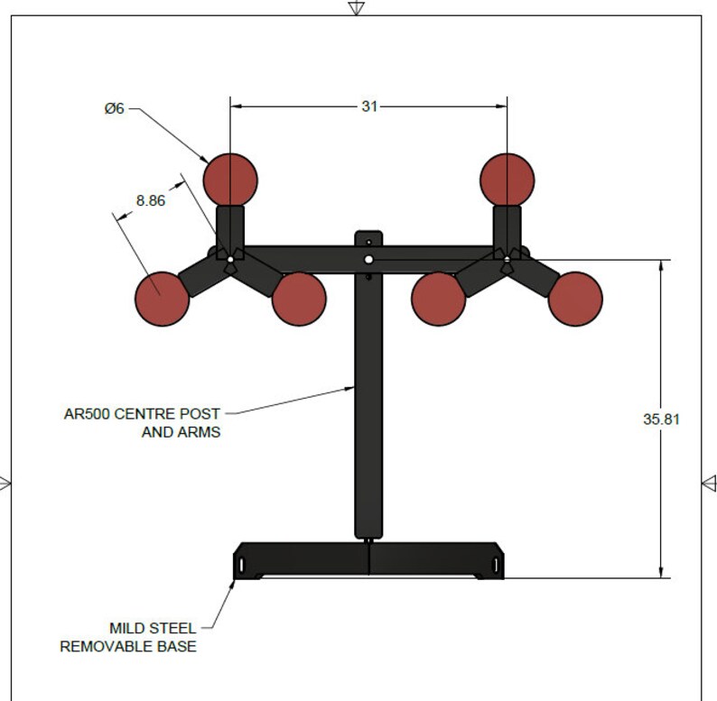 Texas Star / Propeller / Spinning Plate Rack 4 Designs DXF - Etsy