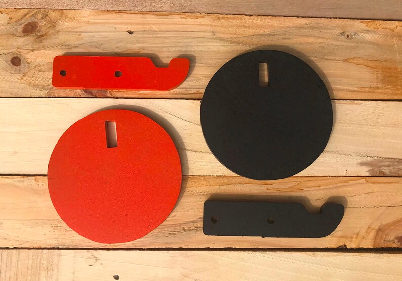 Target Gong DXF Files - 2" to 16" Sizes - 6" Duelling Tree Paddle - Etsy