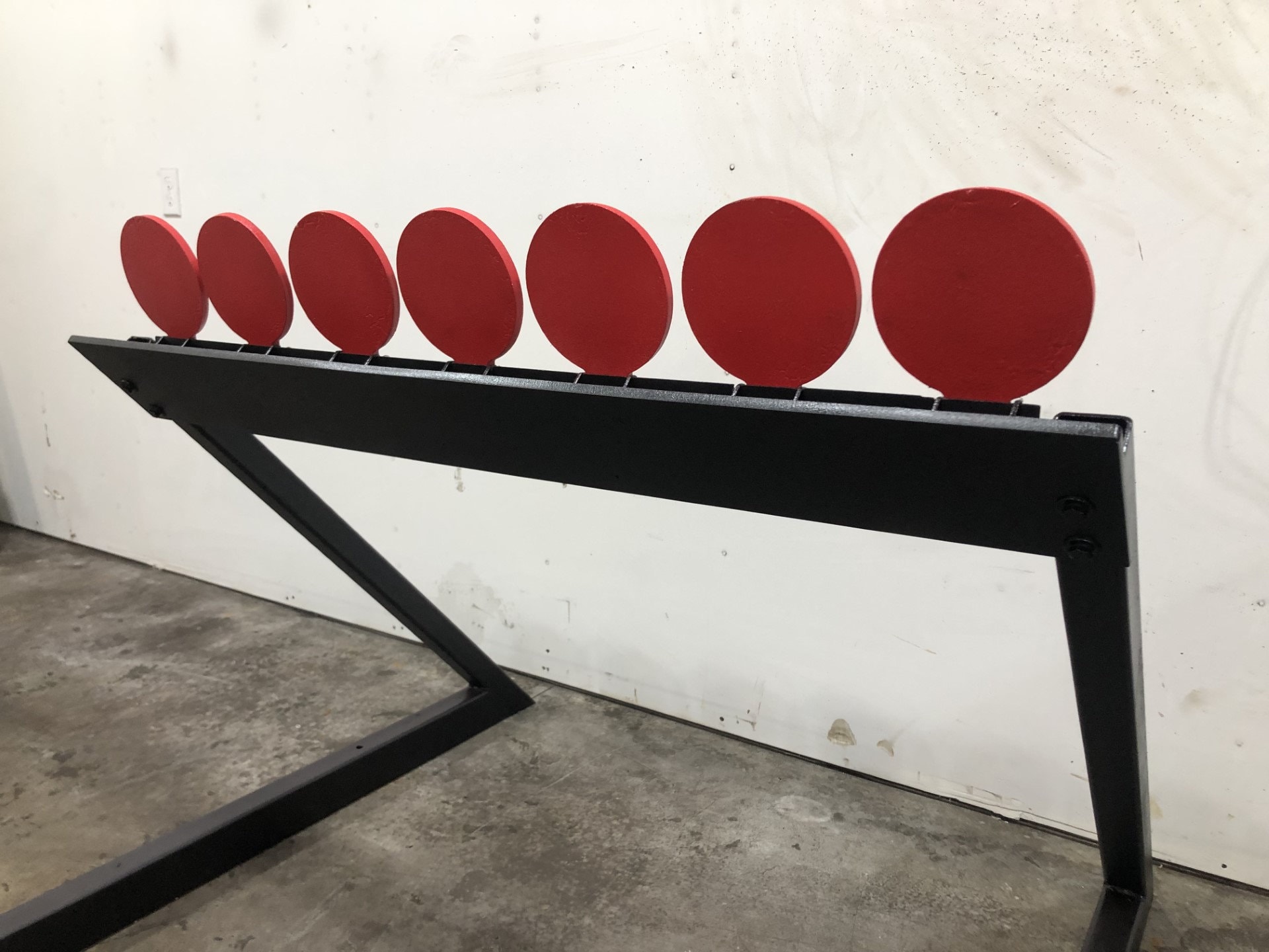 Manual Reset Plate Rack Target - DXF Files and Manufacturing Drawings ...