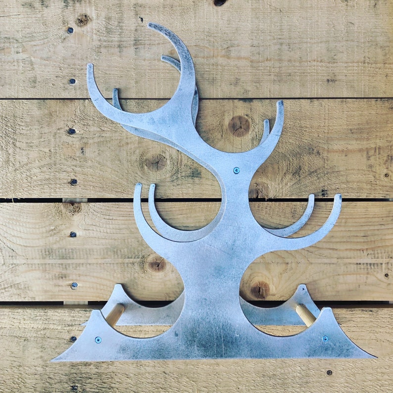 Horn Themed Wine Bottle Rack - DXF File Download and Instructions - Etsy