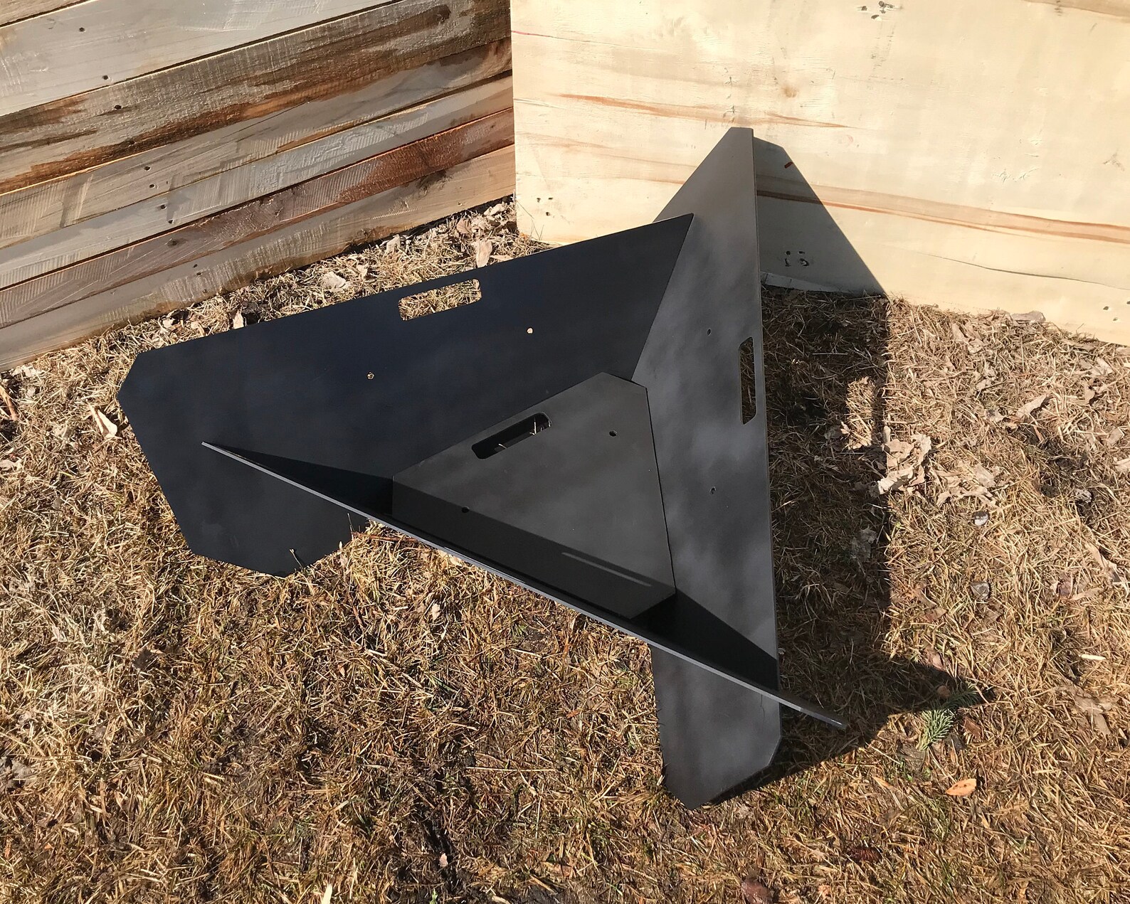 Triangle Fire Pit DXF- 2 Designs - Firepit CNC - Etsy