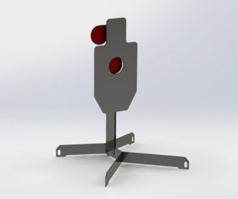 AR500 Hostage Target - DXF Files - Reactive Paddles - Etsy