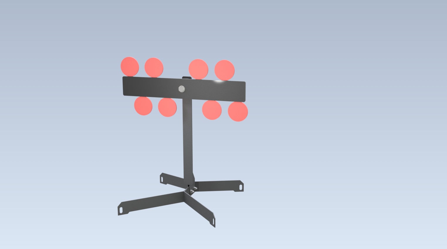 Texas Star / Propeller / Spinning Plate Rack - 4 Target Designs - DXF ...