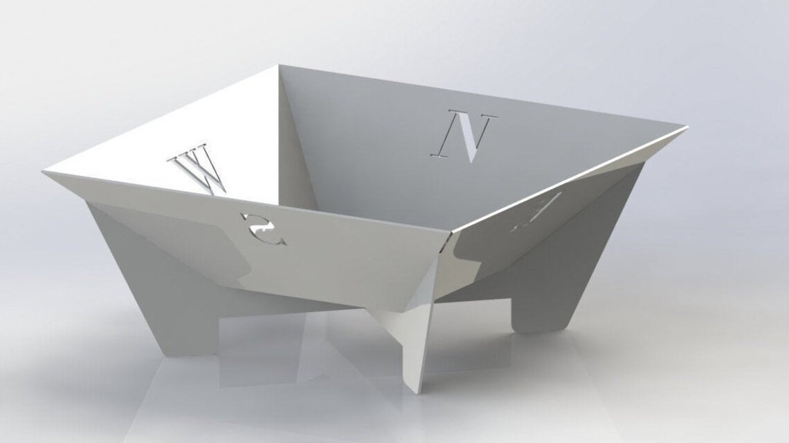 Compass Theme Fire Pit DXF Files - Etsy