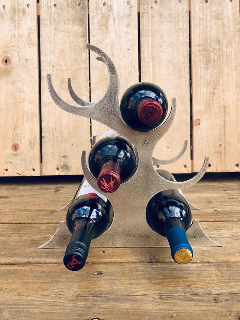 Horn Themed Wine Bottle Rack - DXF File Download and Instructions - Etsy