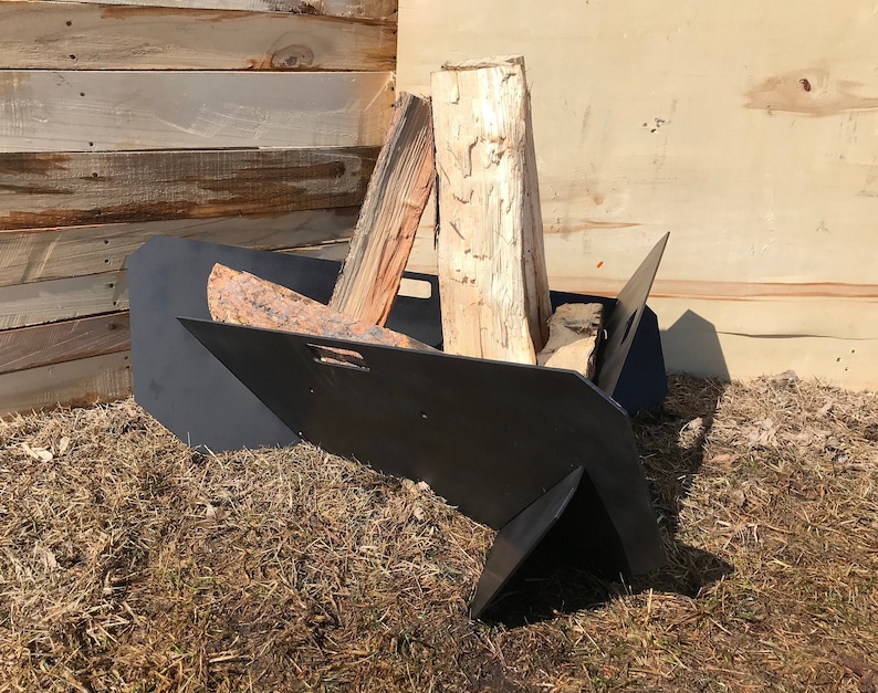 Triangle Fire Pit DXF- 2 Designs - Firepit CNC - Etsy