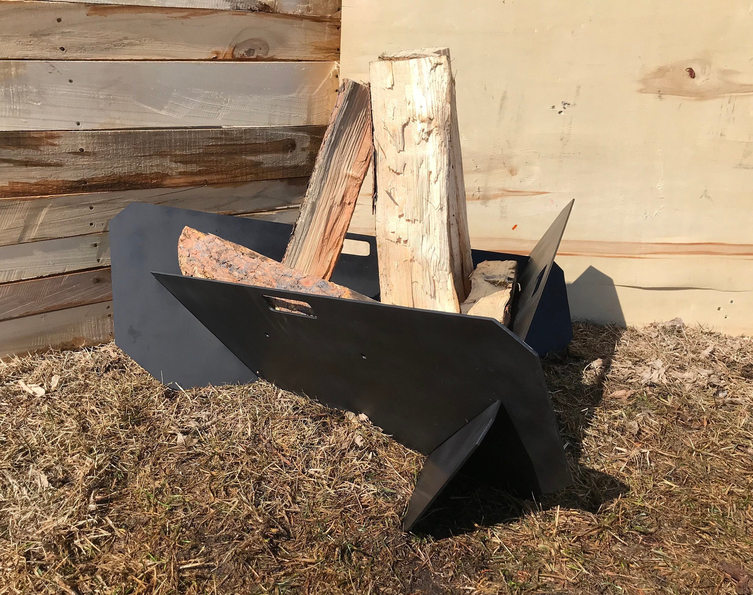 Triangle Fire Pit DXF- 2 Designs - Firepit CNC - Etsy