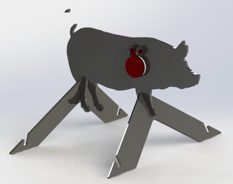 Reactive AR500 Targets - 5 DXF FILES - 4 Variations per File - Etsy