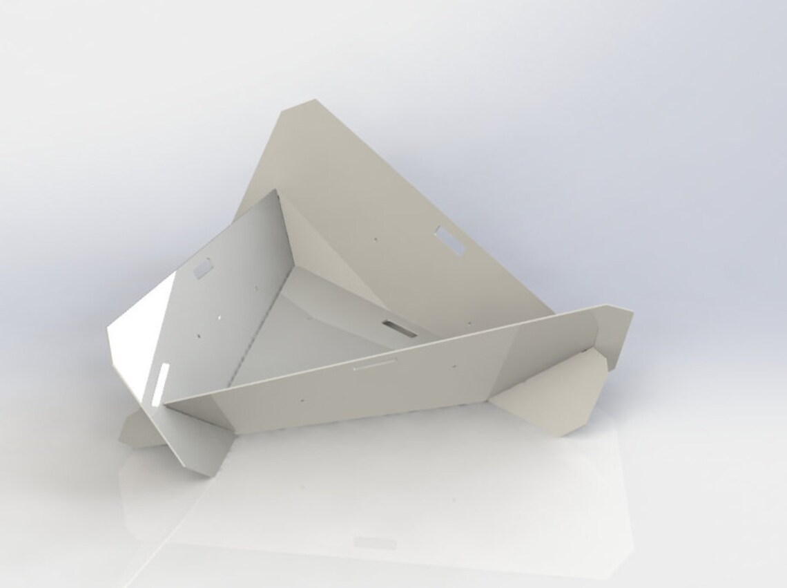 Triangle Fire Pit DXF 2 Designs Firepit CNC - Etsy