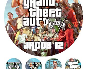 Gta 5 cake topper | Etsy