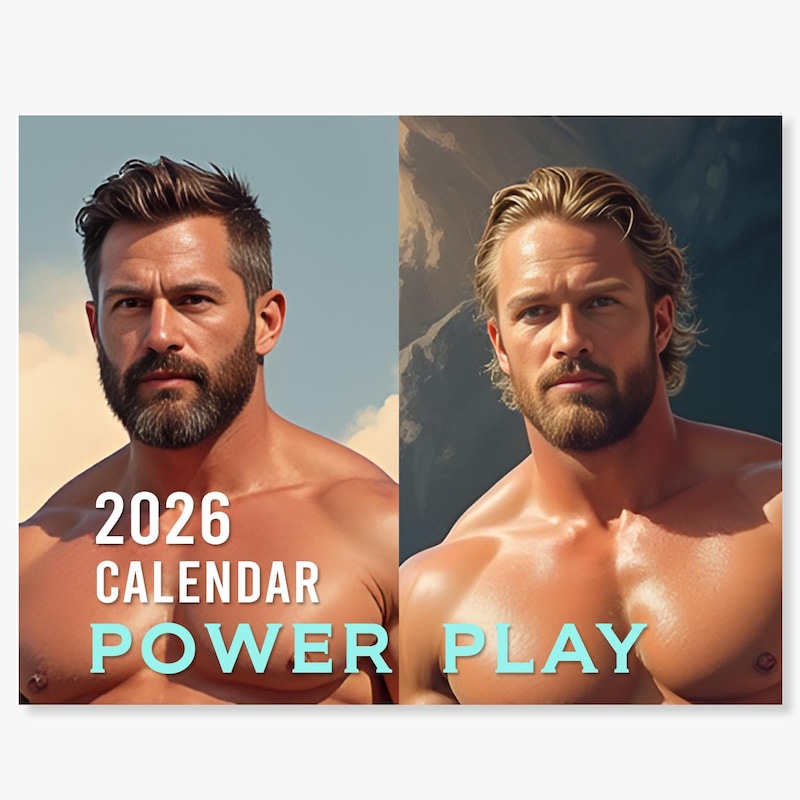 2026 Male Calendar - Etsy