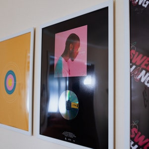 Custom Poster / Framed CD Holder / Album Wall Art - Etsy