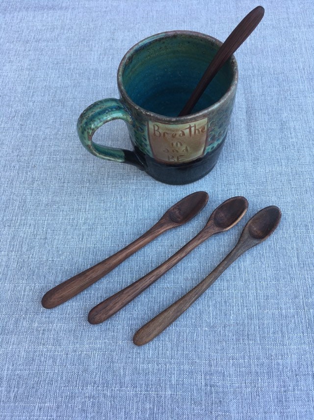 Coffeeteasugar Wood Small & Long Handled Spoons SOLD OUT - Etsy