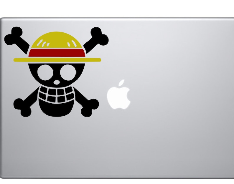 One Piece Luffy Flag Decal Sticker Logo Colorful design | Etsy