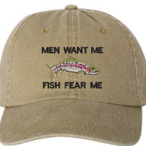 Women Want Me Fish Fear Me Hat - Etsy