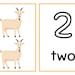 Farm Animal Number Flashcards - 1 to 10 - Etsy