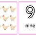 Farm Animal Number Flashcards 1 to 10 - Etsy