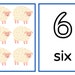 Farm Animal Number Flashcards - 1 to 10 - Etsy