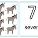 Farm Animal Number Flashcards - 1 to 10 - Etsy