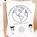 Earth Day Coloring Sheet and Worksheet Set - Etsy