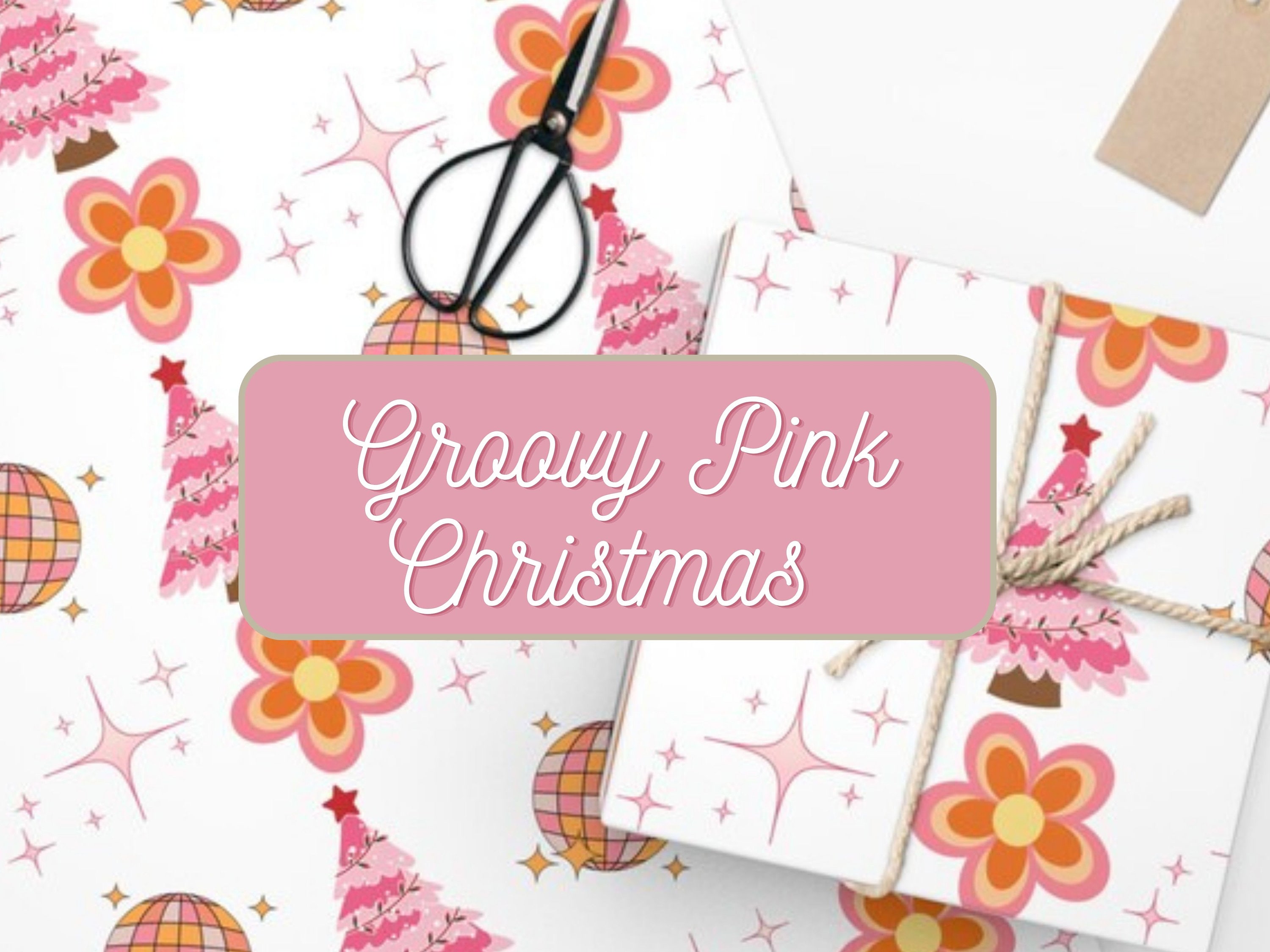 Ultimate Pink Christmas Gift Wrap Set Pink Christmas Wrapping Paper ...