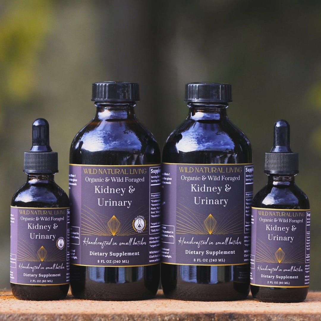 Kidney & Urinary Cleanse Cranberry Hydrangea Horsetail Tincture Extract ...