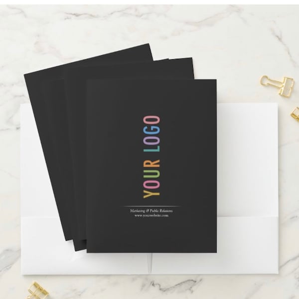 Custom Business Card Folders - Etsy