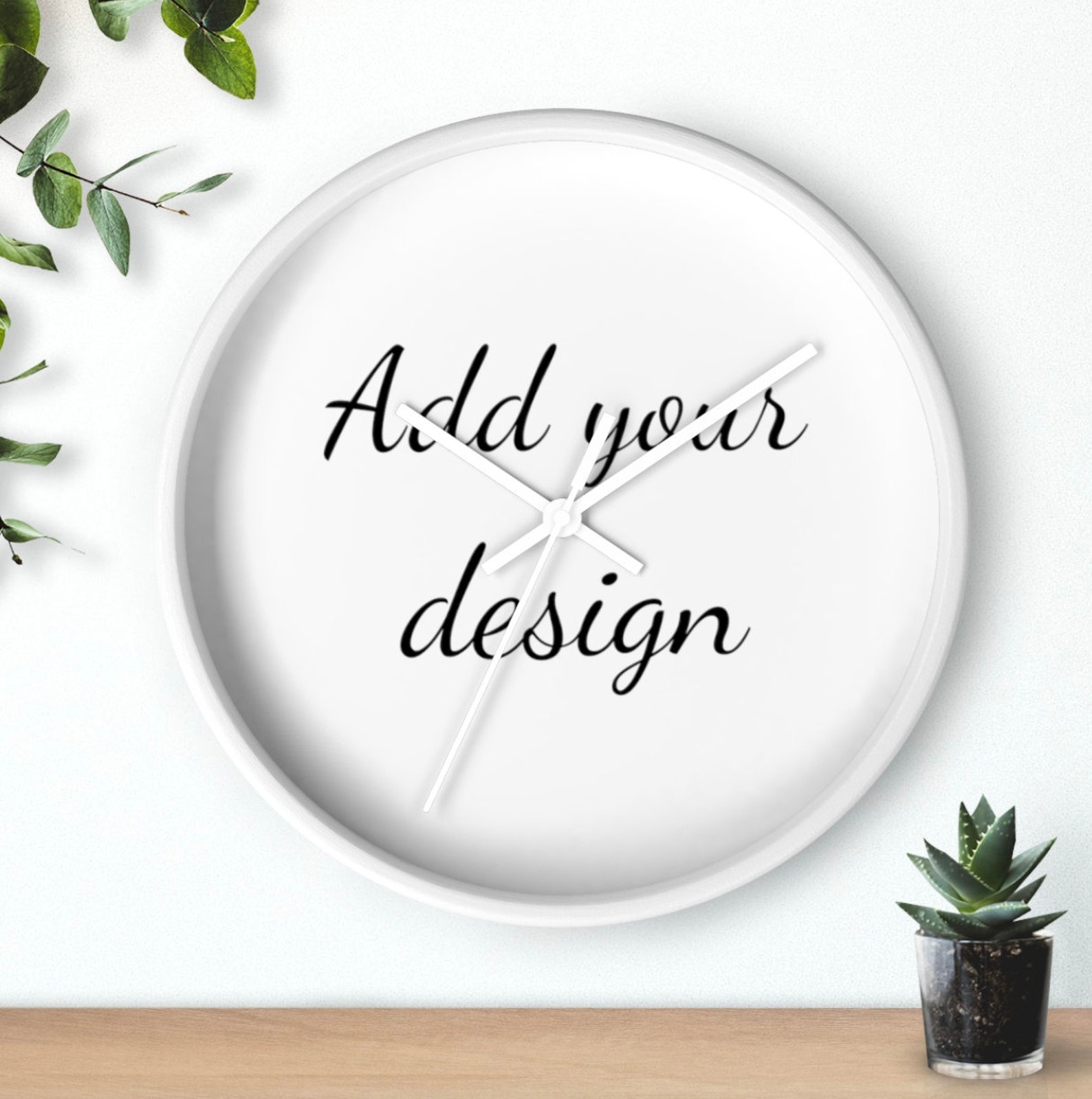 Custom Wall Clock Personalized Logo Clock Photo Wall Clock | Etsy