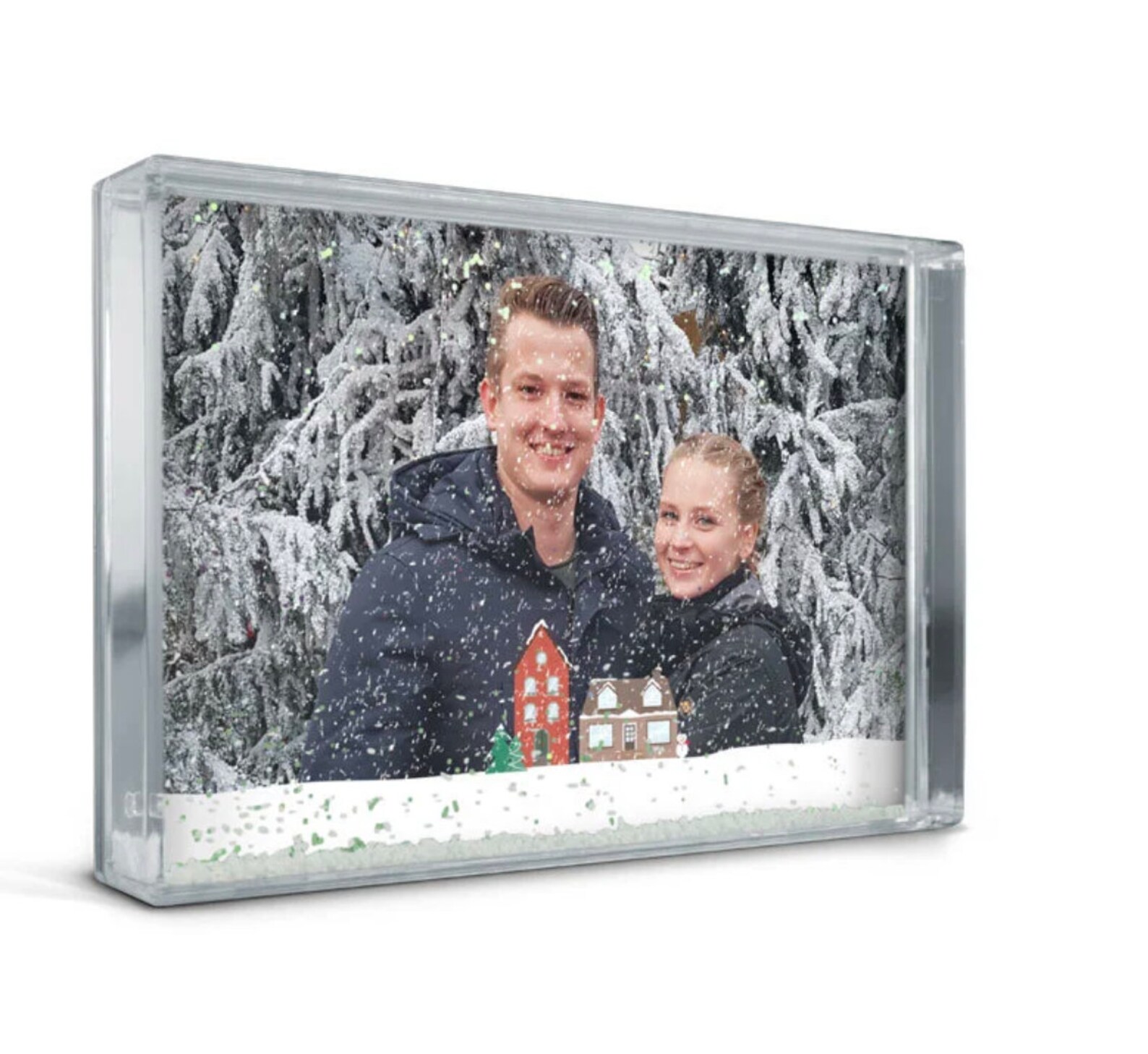 Custom snow globe rectangle personalized gift Personalized | Etsy