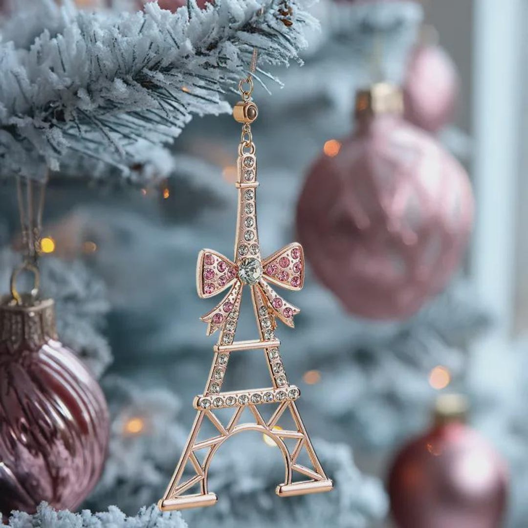 Personalized Photo Projection Ornament – Eiffel Tower Keepsake - Etsy