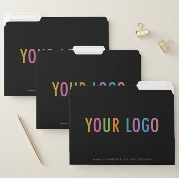 Custom Folders With Logo - Etsy