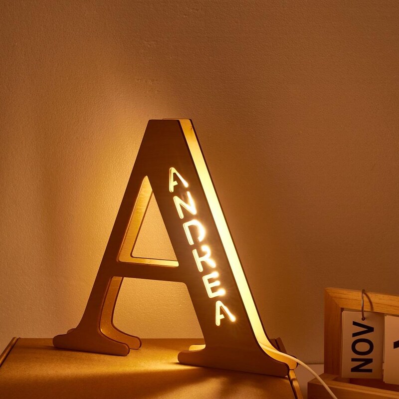 Initial Lights - Etsy UK