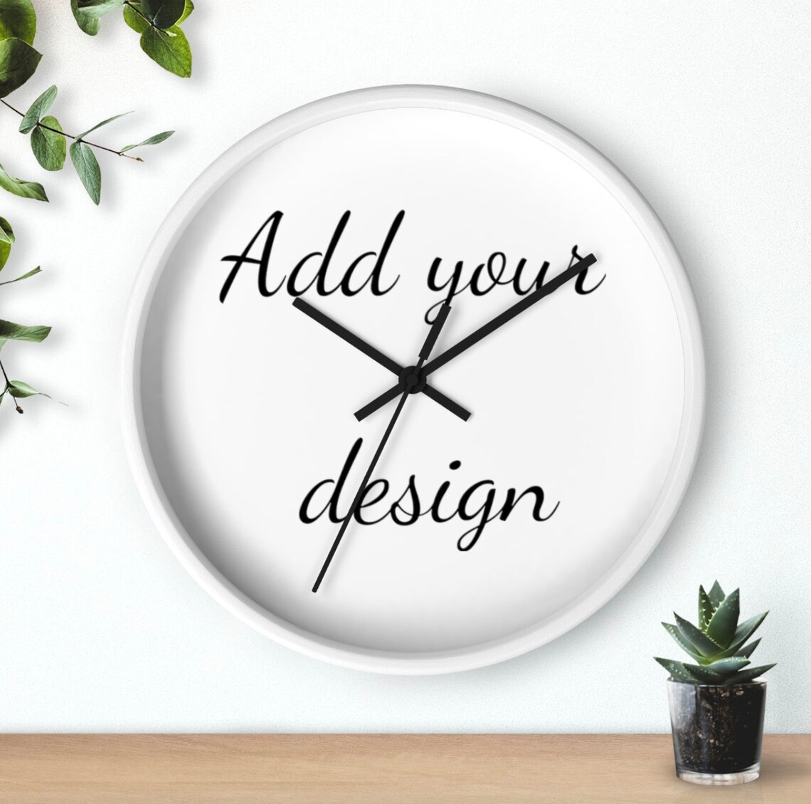 Custom Wall Clock Personalized Logo Clock Photo Wall Clock | Etsy