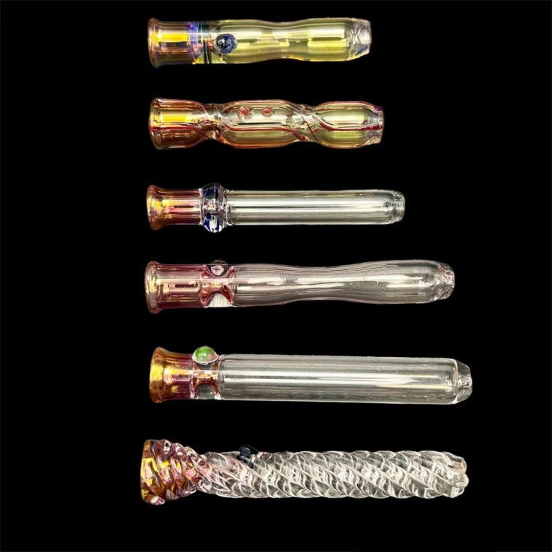 One Hitter Glass Pipes, Chillum Pipe, New One Hitter Pipe. - Etsy