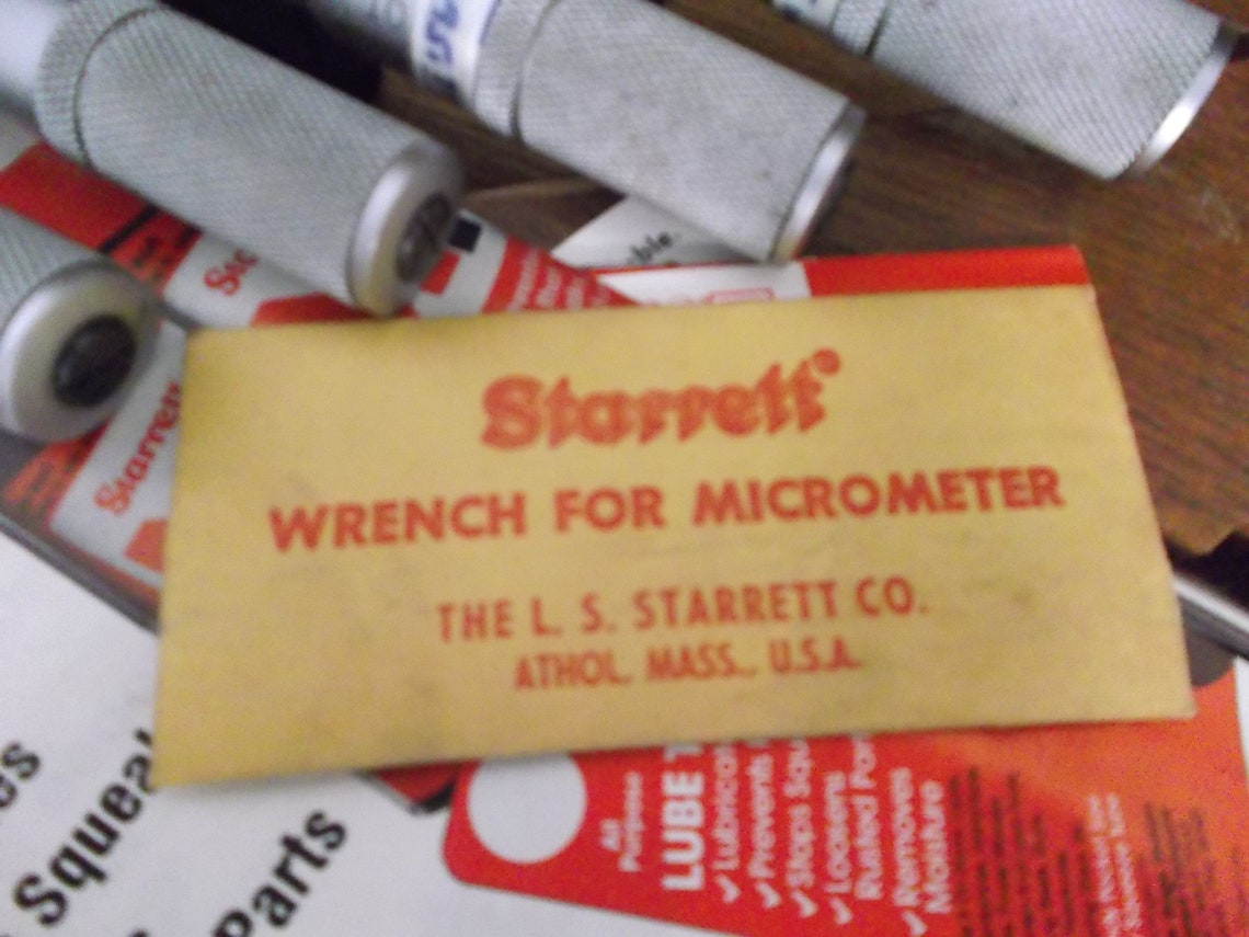 0" to 6" STARRETT Outside Micrometer Set With Case and Accessories - Etsy