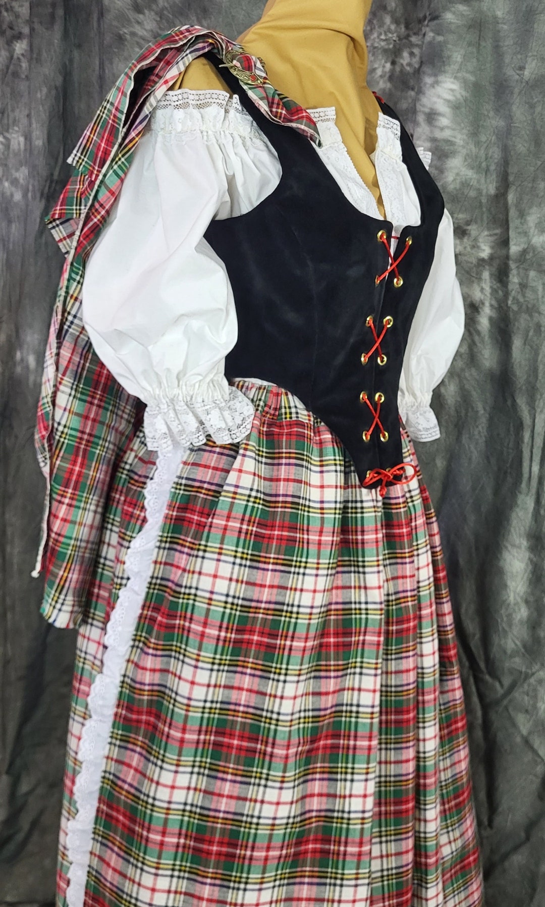Scottish Dress Aboyne Style Costume Womens M - Etsy