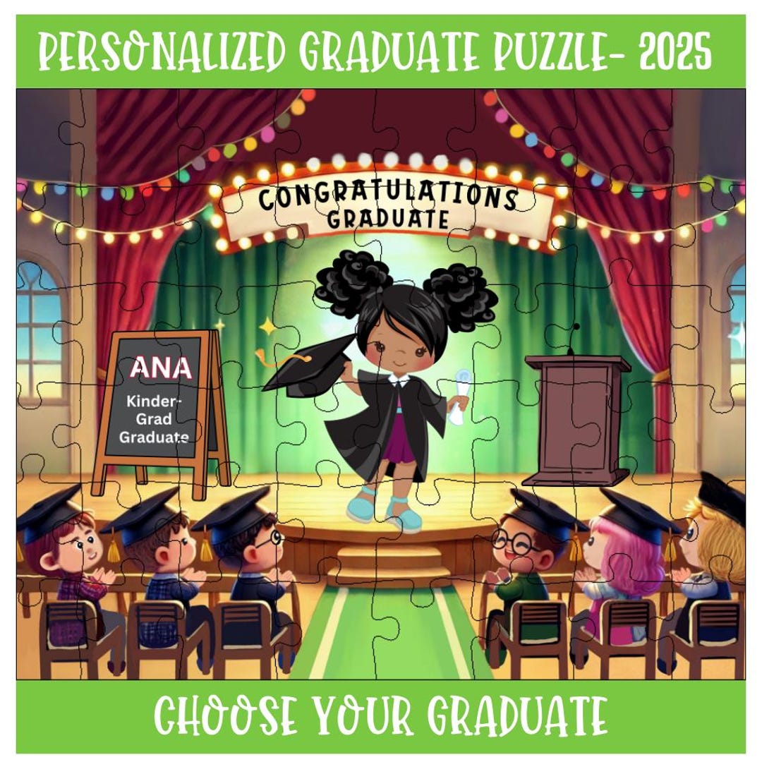 Personalized Graduation Puzzle: Keepsake Gift for Kids - Etsy