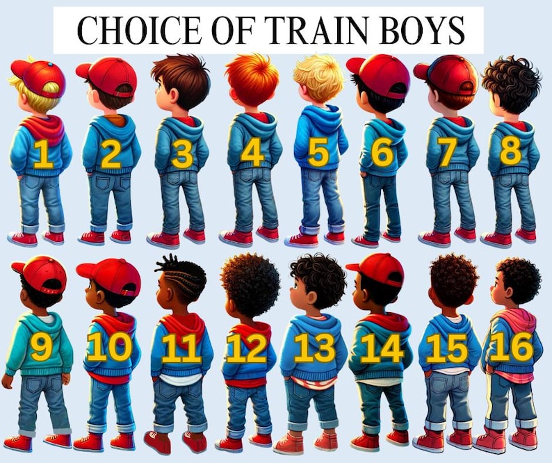 Personalized Train Lovers Puzzle: Choose Your Train Boy, Just a Boy Who ...