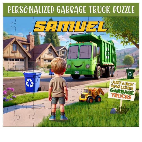 Garbage Truck Party - Etsy