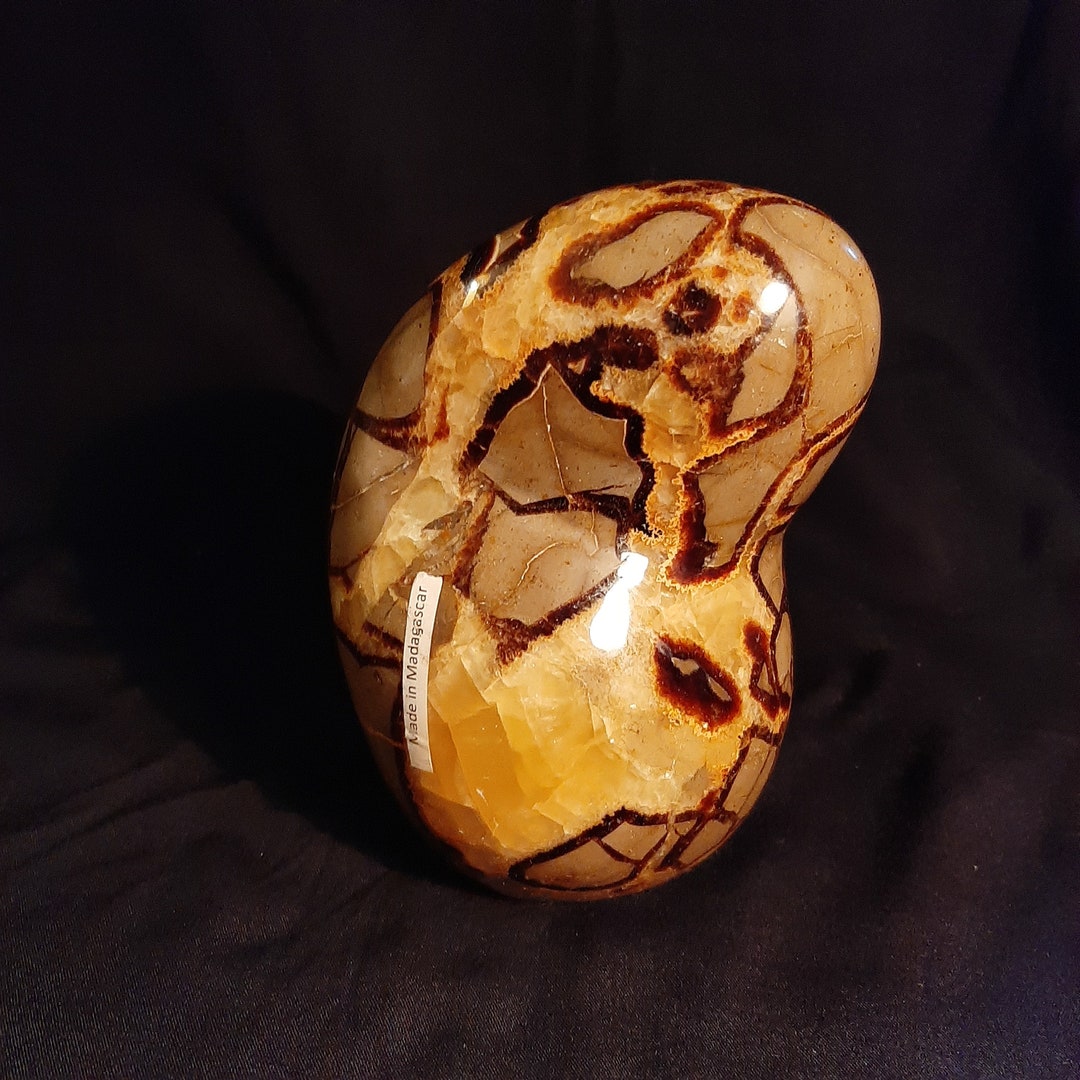 SEPTARIA From Madagascar, Polished Sculpture. Septaria, Natural Stone ...