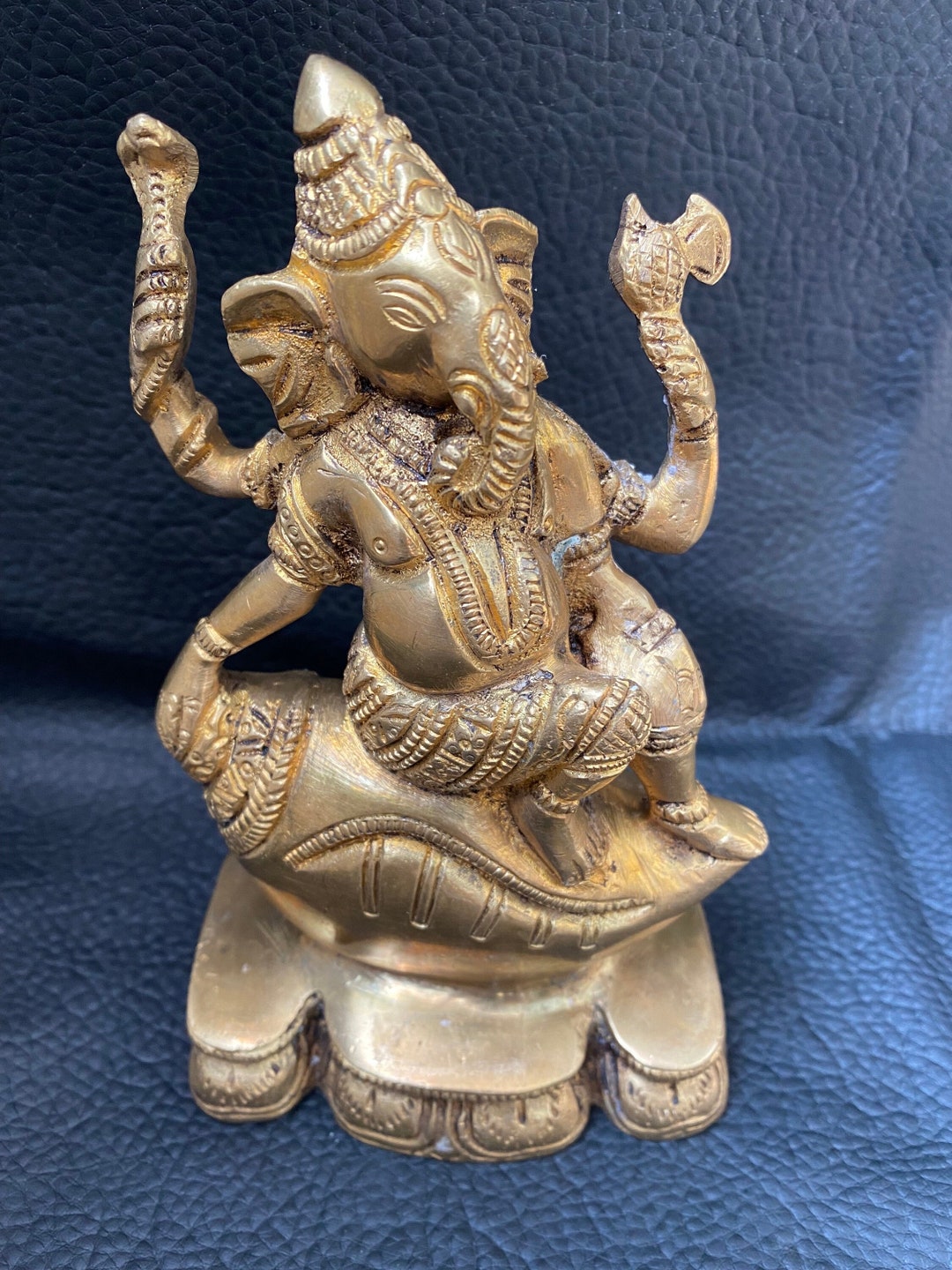 BRONZE GANESH, Sculpture of the Hindu God of Wisdom, Intelligence ...
