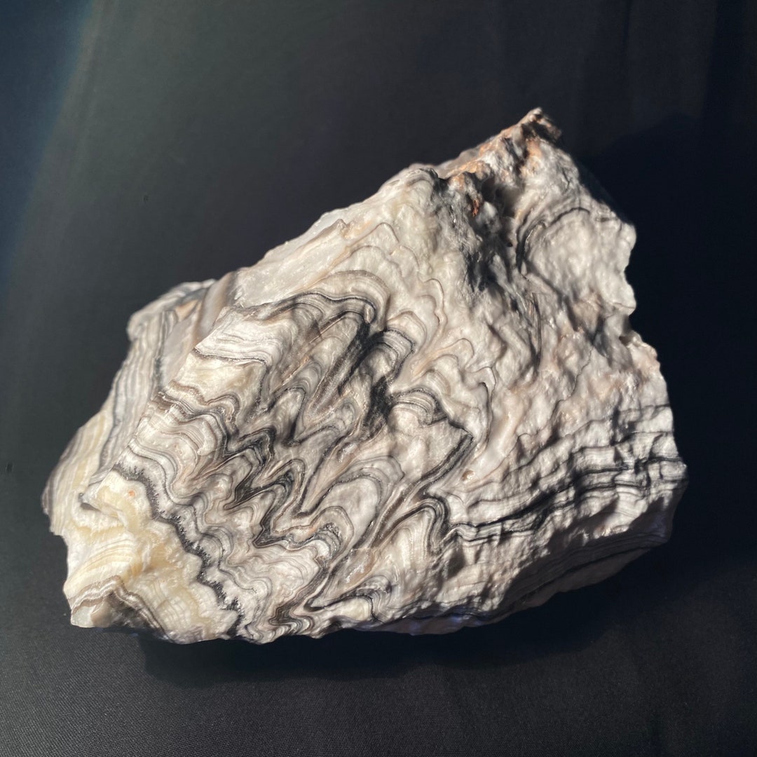 ROUGH Zebra CALCITE, Natural Stone With Very Beautiful Lines. Zebra Calcite Rough Stone, Cluster ...