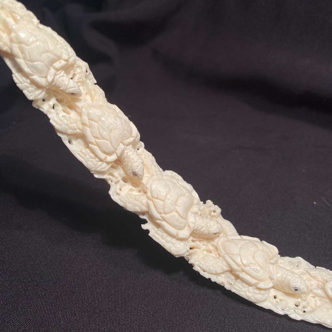 TURTLES Carved From the Bone of Deer. (deer Horn). Unique Collection ...