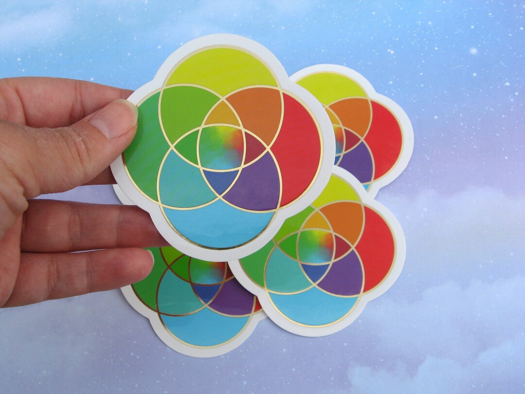 Plural Pride Rings Vinyl Sticker - Gold - Etsy