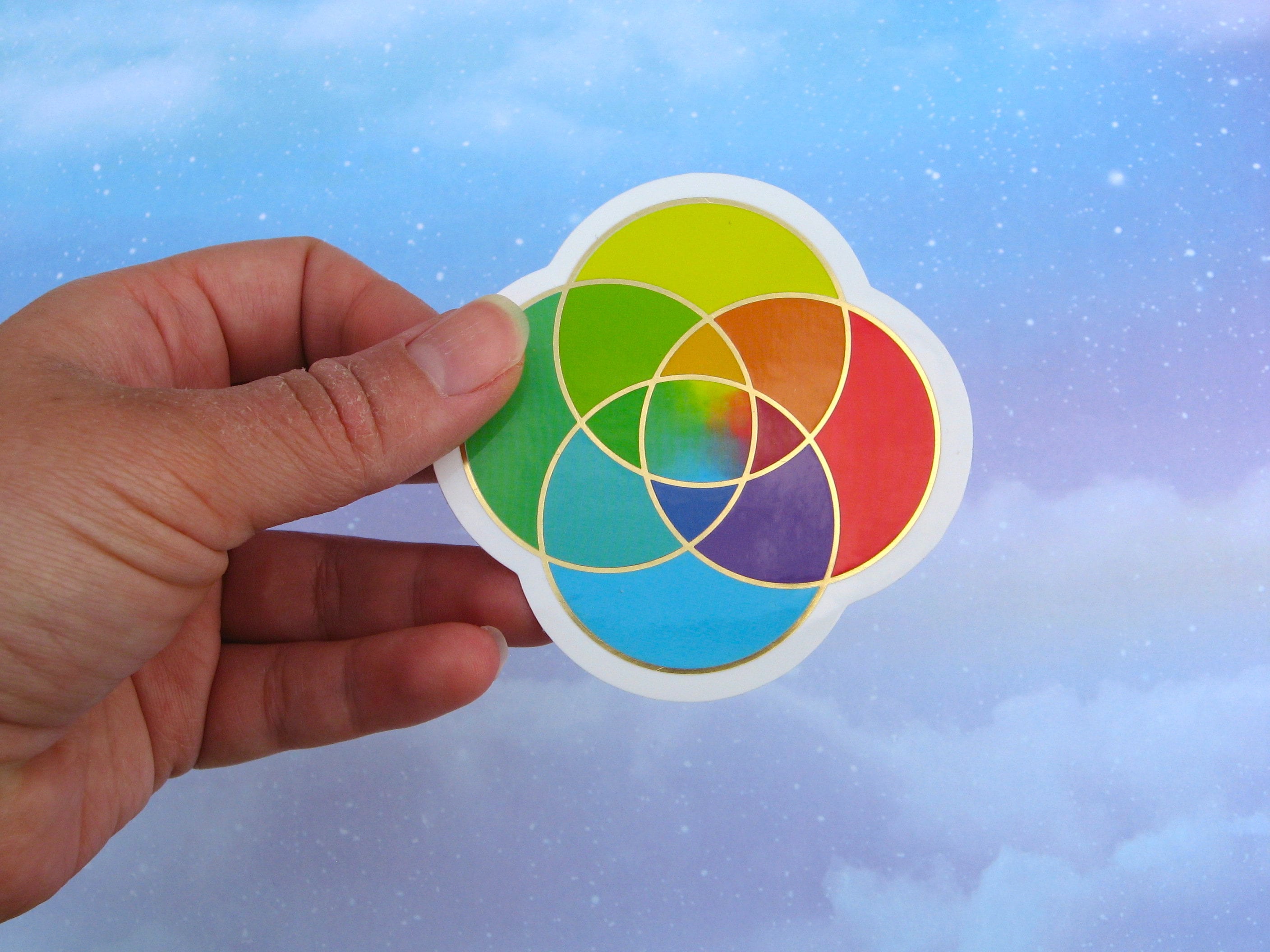 Plural Pride Rings Vinyl Sticker Gold - Etsy