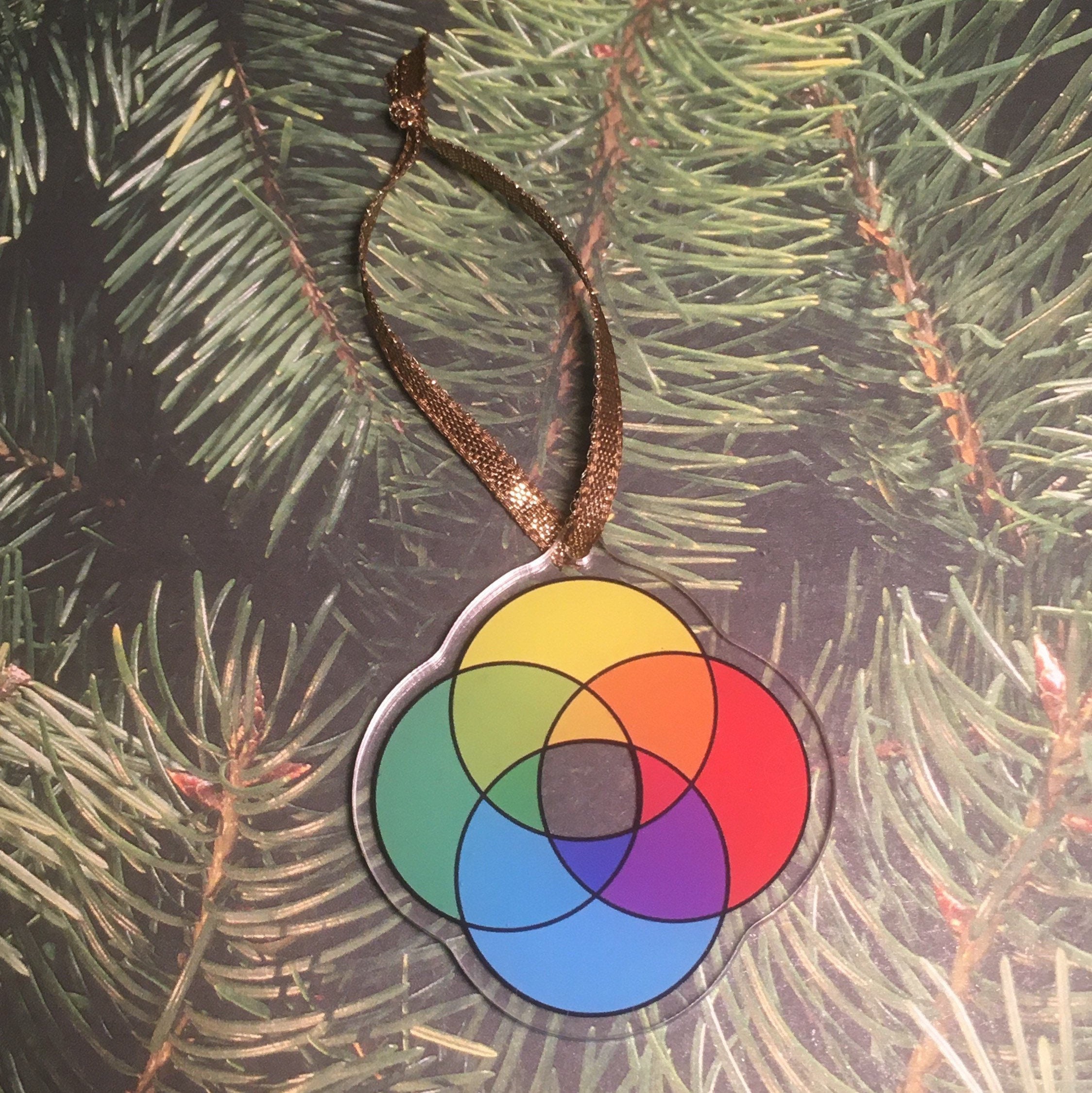 Plural Pride Rings Acrylic Ornament - Etsy